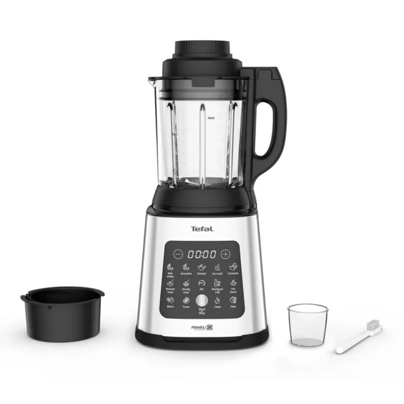 Tefal Perfectmix Cook Heating High Speed Blender with Steam Basket ...
