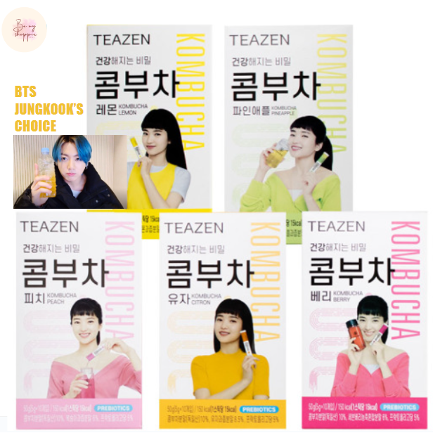 [BTS Jungkook's PICK] Teazen Kombucha Powder Slimming Tea / Detox Tea ...