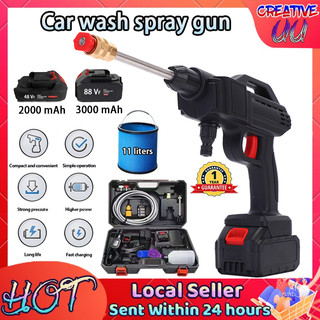 🔥【SG Ready Stock】🔥Wireless High Pressure Car Wash Gun 15000mAh Foam ...