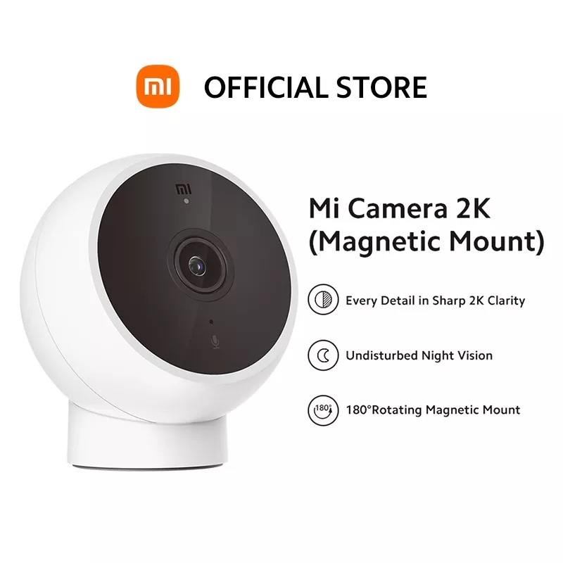 Xiaomi CCTV 2K Magnetic Mount Camera Mi Smart Surveillance Small Mini ...