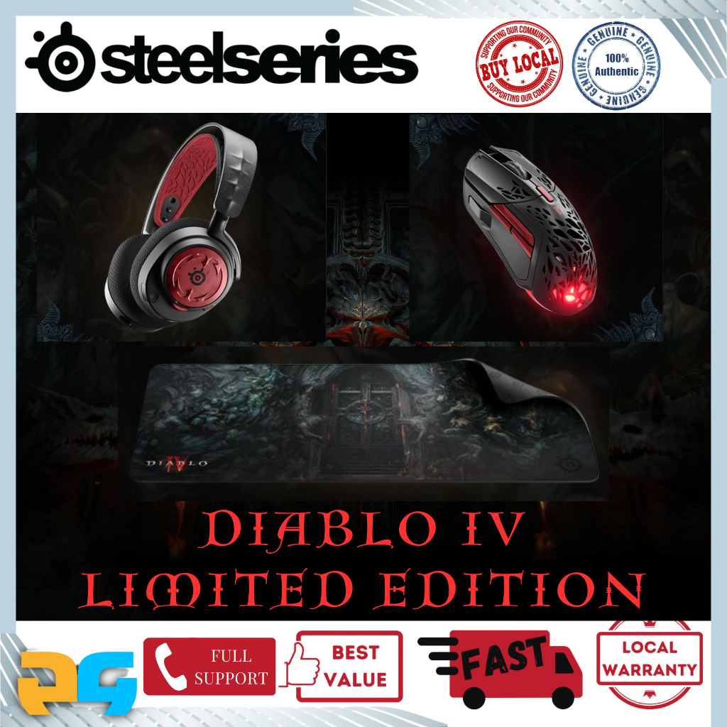 SteelSeries QCK Heavy XXL Diablo IV 4 Limited Edition Gaming Mousepad ...