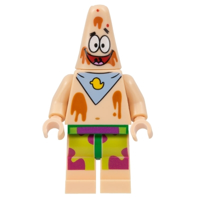 Original Lego SpongeBob SquarePants - Patrick (Bib, Ice Cream Splotches ...