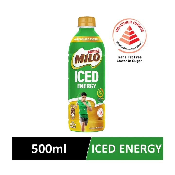 Milo Ice Energy Refill Pack/Milo Iced Energy Chocolate Malt Bottle ...