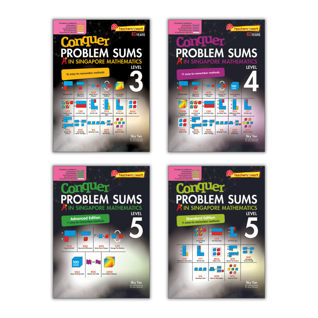 Conquer Problem Sums: A Star In Singapore Maths Level 3 - 6 | Skill ...