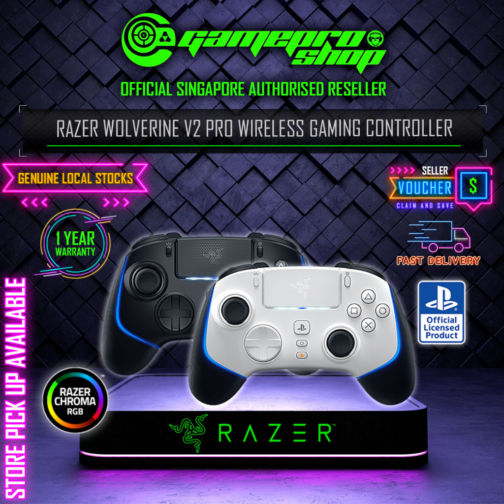 Razer Wolverine V2 Pro Wireless Pro Gaming Controller for PS5 Consoles ...