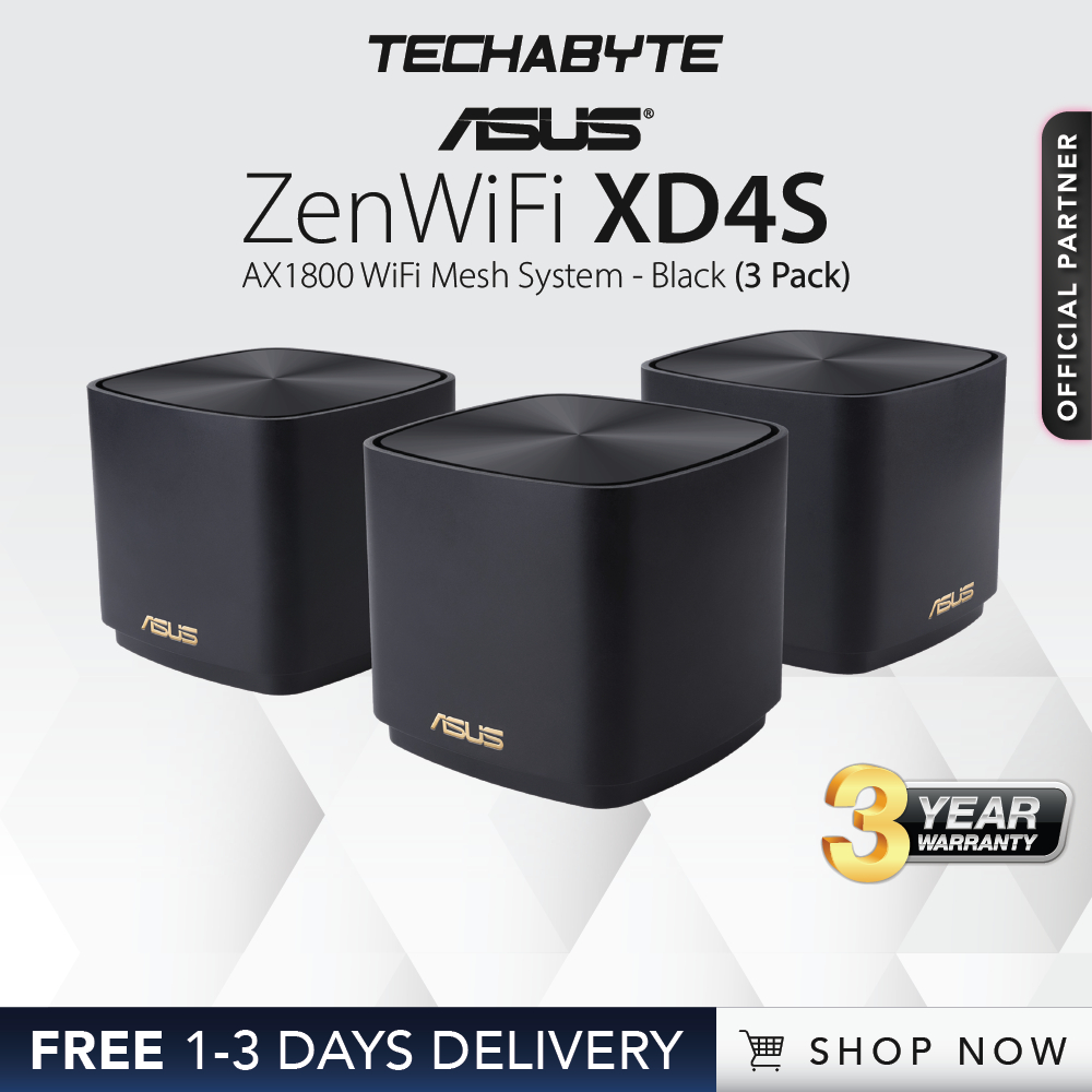 ASUS ZenWiFi XD4S | AX1800 | WiFi Mesh System | Shopee Singapore