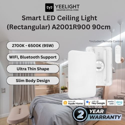 Yeelight LED Ceiling Light A2001R900 94CM Adjustable Color Temperature ...