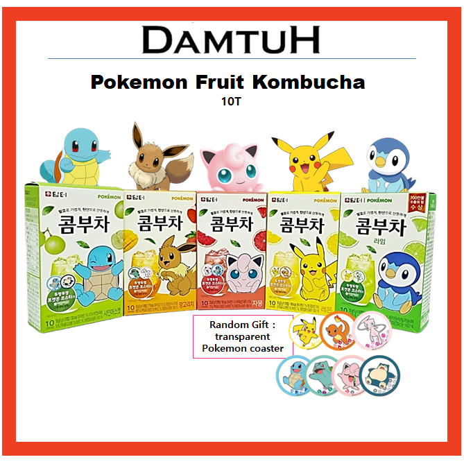 [DAMTUH] Pokemon Fruit Kom bu cha 5g x 10T | Shopee Singapore