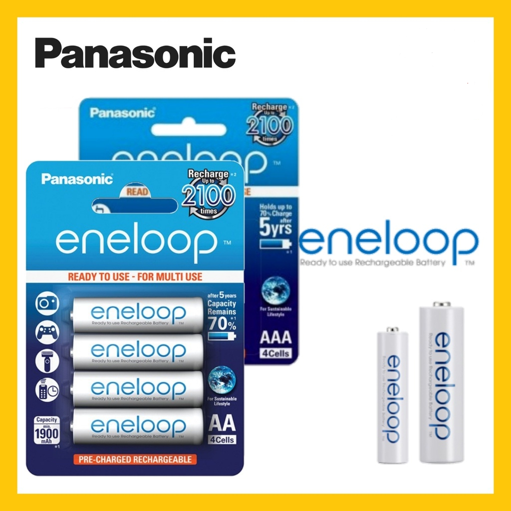 Panasonic Eneloop Aa Bk 3mcce 4bt Aaa Bk 4mcce 4bt Rechargeable