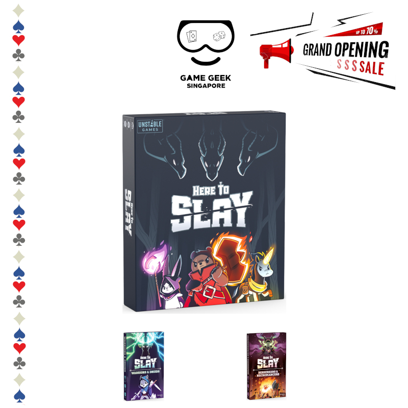 [🇸🇬Singapore Stock] Here to Slay Card Game Board Game Base Game and ...