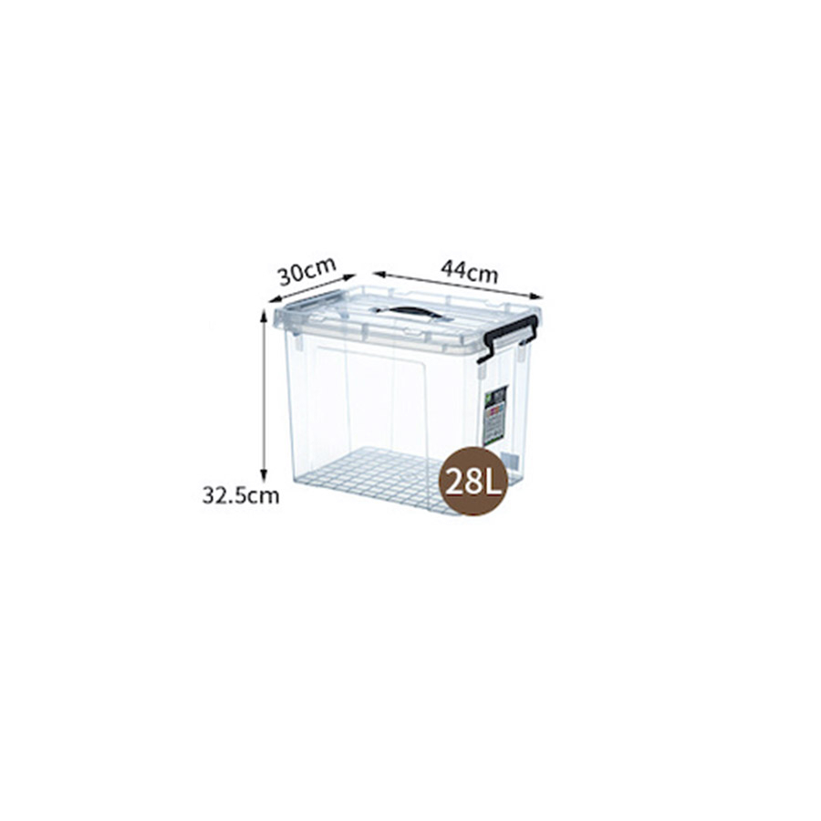 Easyhome.sg Clear Storage Box Plastic Transparent Container Home ...