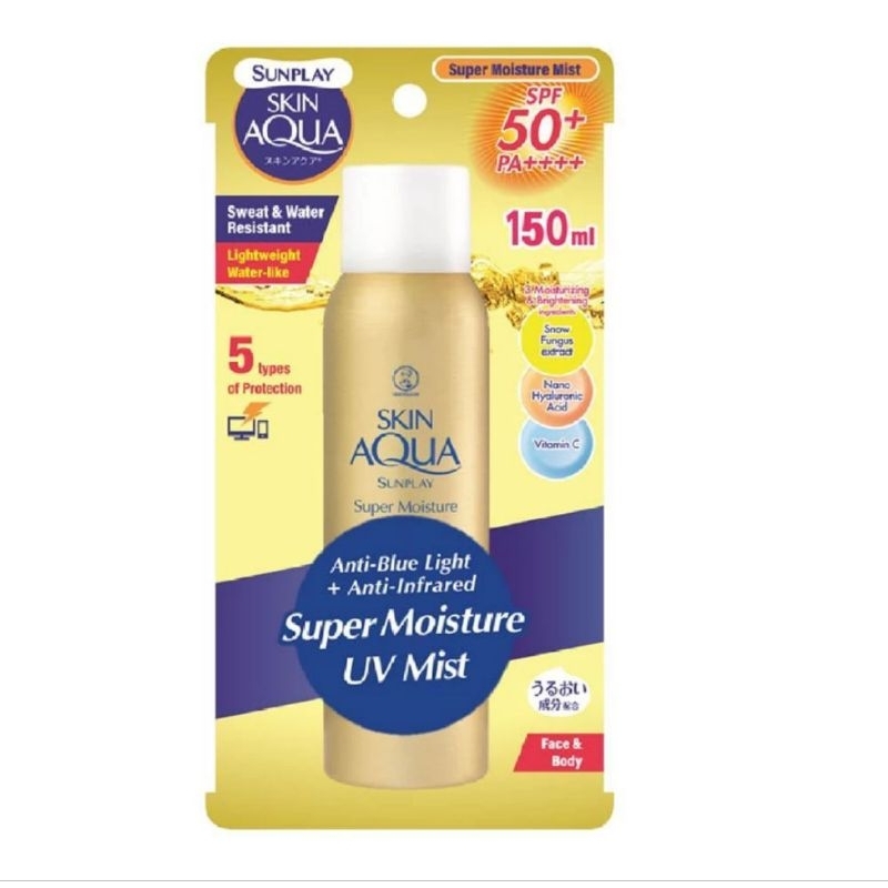 Sunplay Skin Aqua Super Moisture Mist SPF50+ PA++++ 150ml | Shopee ...