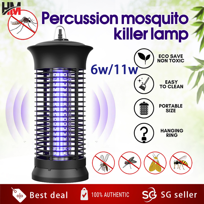 Electric Shock Mosquito Killer Lamp 6W/11W Indoor/Outdoor/ UV Light ...