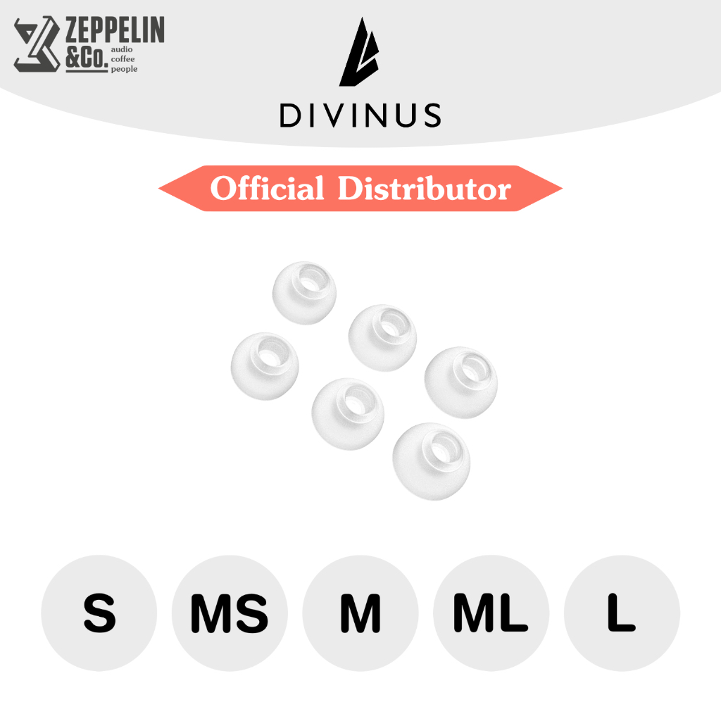 Divinus Velvet TWS 3-pair Pack - Best True Wireless Ear Tips for ...