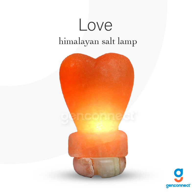 Salt Lamp Heart Love Himalayan Salt Lamp Fengshui Salt Crystal Light ...