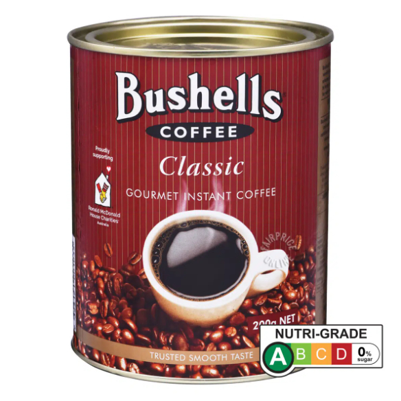 Bushells Classic Gourmet Instant Coffee | Shopee Singapore