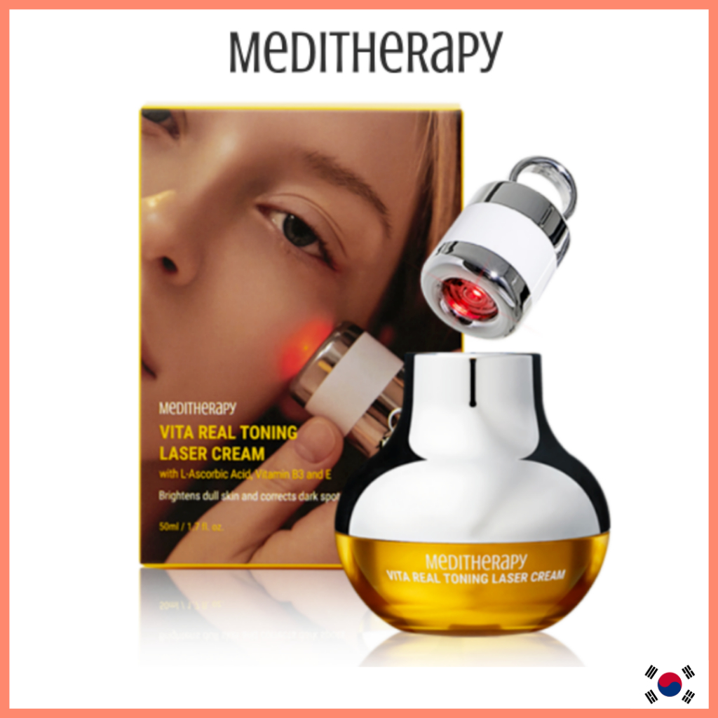 [MEDITHERAPY] Vita Real Toning Laser Cream 50ml 2 weeks of whitening ...
