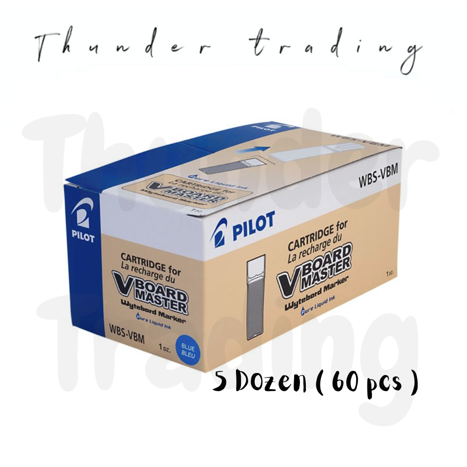 Pilot V Board Master Whiteboard Marker Refill (5 Dozen/ 60Pcs ...