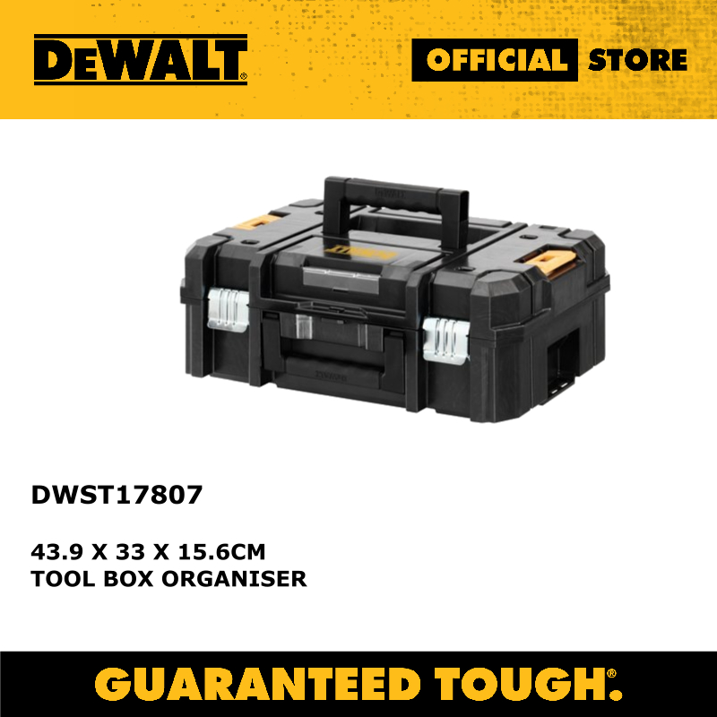 Dewalt Heavy Duty Tstak® Ii Flat Top Tool Box Organiser Dwst17807 ...