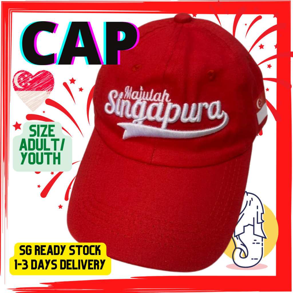 [SG CAP] I LOVE SG CAP HAT SINGAPORE SINGAPURA NDP NATIONAL DAY ...