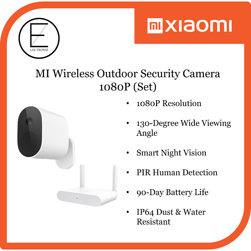 Xiaomi Wireless Outdoor Security Camera 1080P | Global Version | Shopee ...