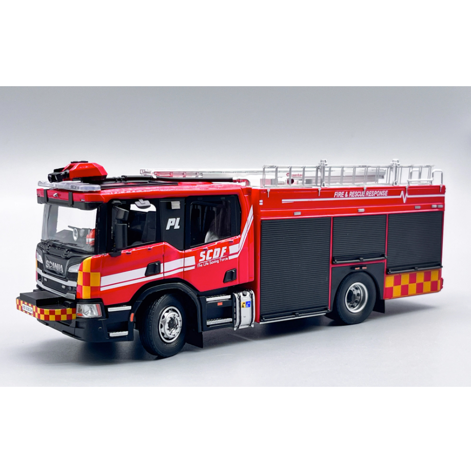 Singapore Civil Defence Force (SCDF) SCANIA Pump Ladder Model (1:43 ...