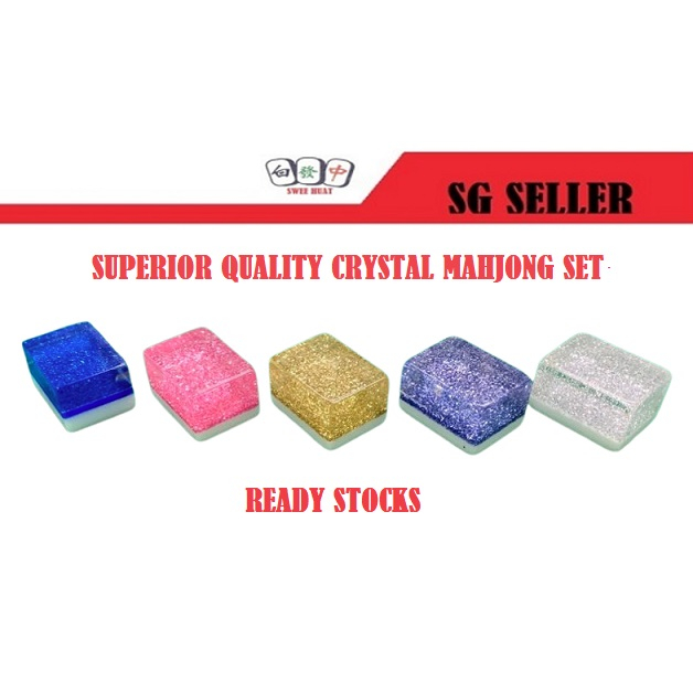 Superior Quality Crystal Mahjong Set (A1 Size 37mm / A2 Size 35mm ...