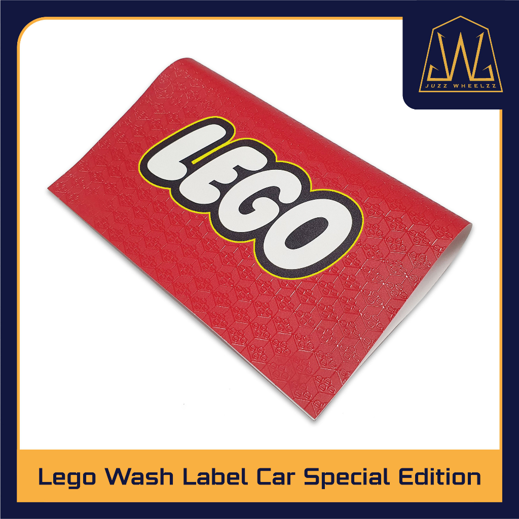 Lego Wash Label For Car Special Edition | Shopee Singapore