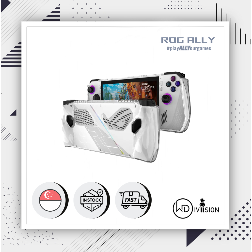 Clear TPU Soft Protective Case / Cover for ASUS ROG Ally Handheld Game ...