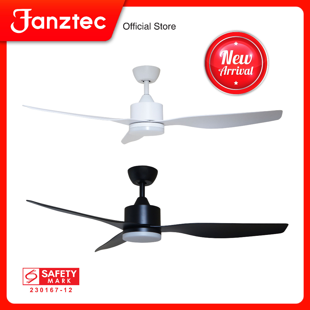 Fanztec AirMaster 45"/ 52" Ceiling Fan with LED - Optional Smart ...