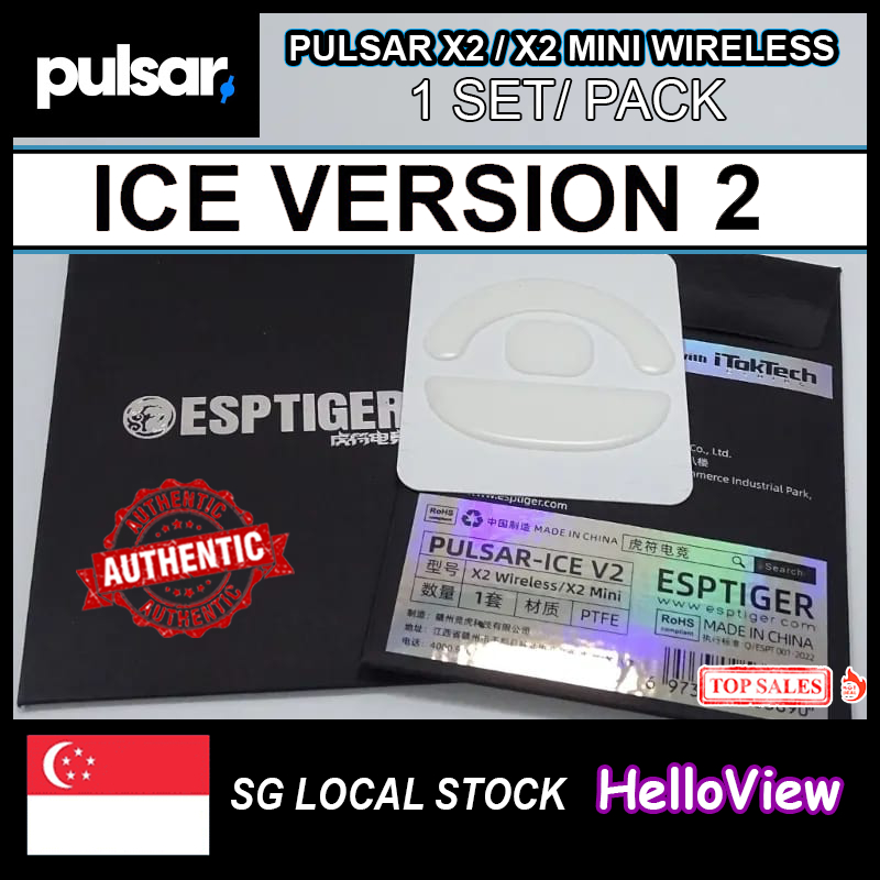 Esports Tiger Ice V2 (Version 2) skates for Pulsar X2/X2 Mini and ...