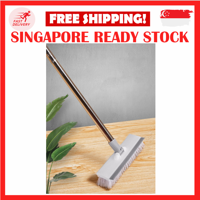 2 In 1 Floor Scrub Brush With Long Handle For Stiff Brush Scrape Brush ...