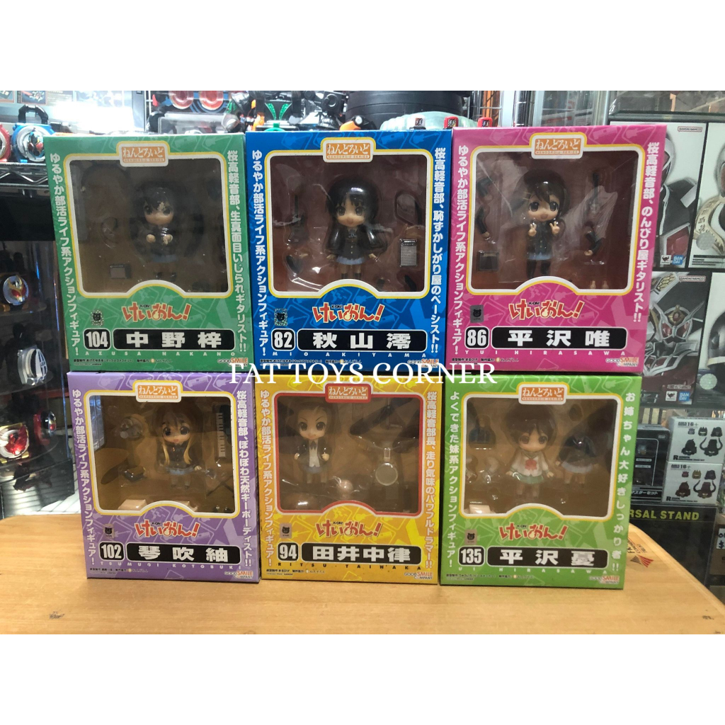 Nendoroid Mio Akiyama, Yui Hirasawa, Ritsu Tainaka, Tsumugi Kotobuki ...