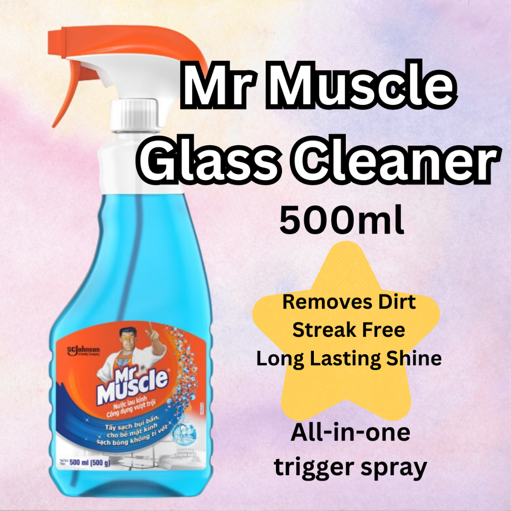 Mr Muscle Glass & Multi-Surface Cleaner (500ml) | Shopee Singapore