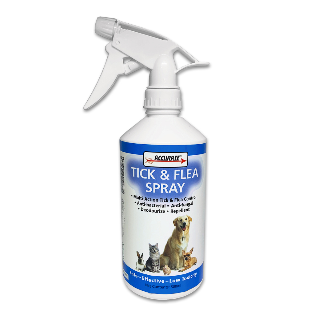 Accurate Tick & Flea Spray 500ml | Shopee Singapore