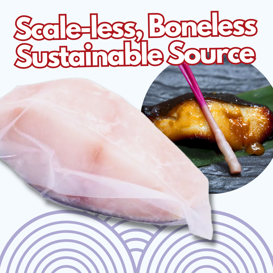 Black Wild-Caught Cod Fillet Gindara (Frozen Sablefish ) 150 - 200G ...