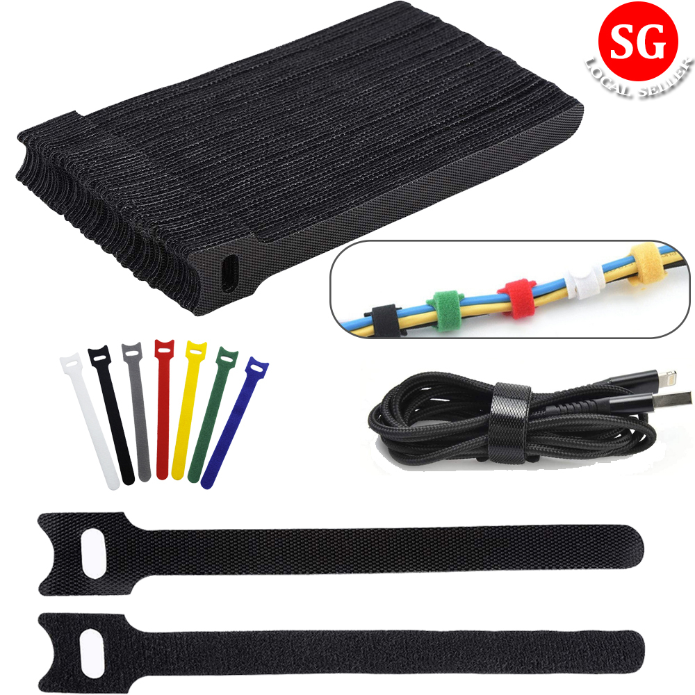Fastening Cable Ties Reusable Nylon Adjustable Cord Straps Premium ...
