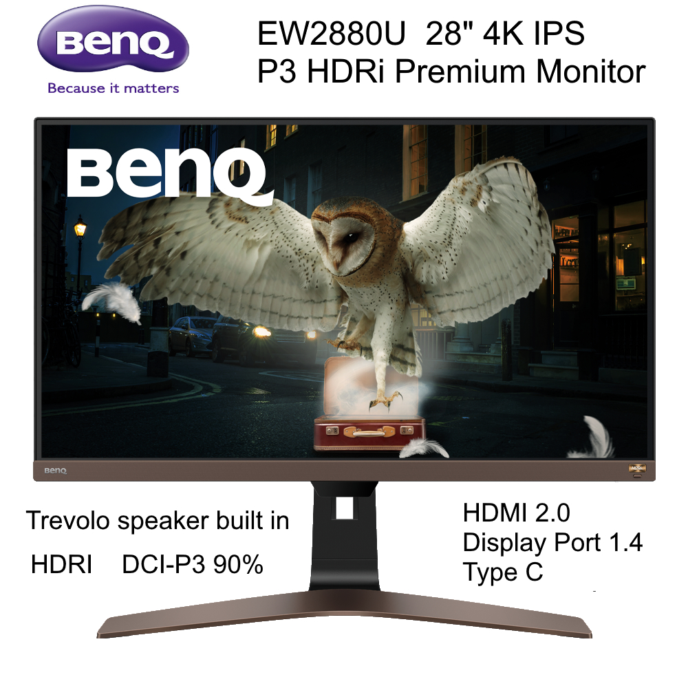BENQ EW2880U 28" 4K IPS P3 HDRi Premium Monitor | Shopee Singapore