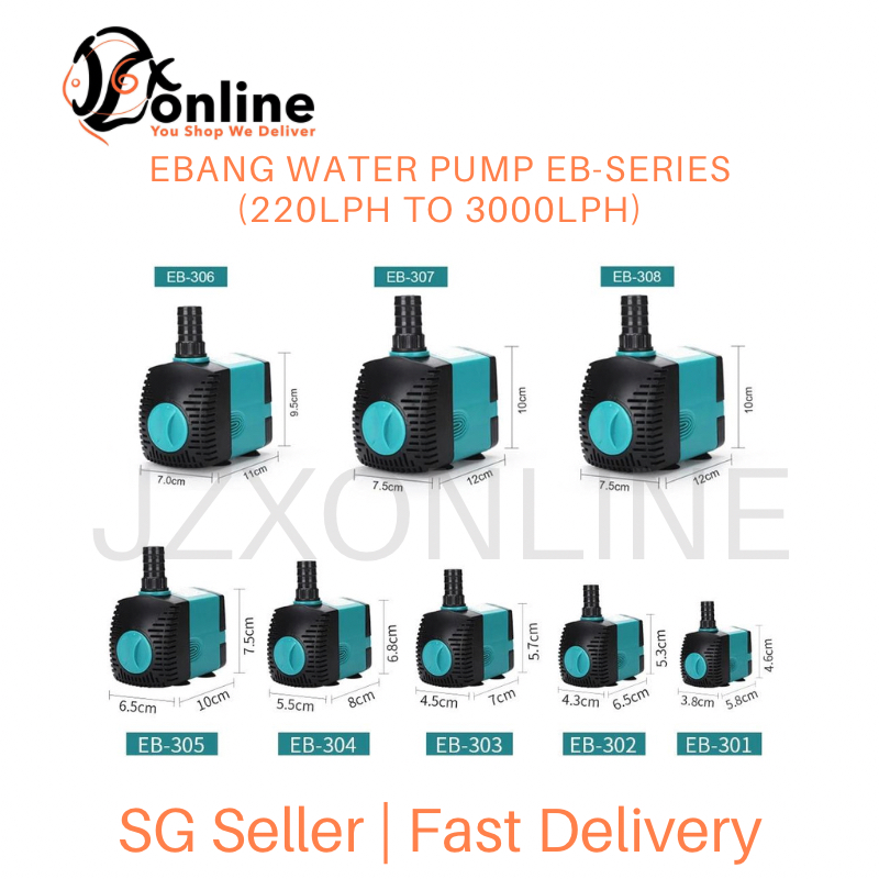 EBANG Water Pump EB-Series (220LPH to 3000LPH) | Shopee Singapore