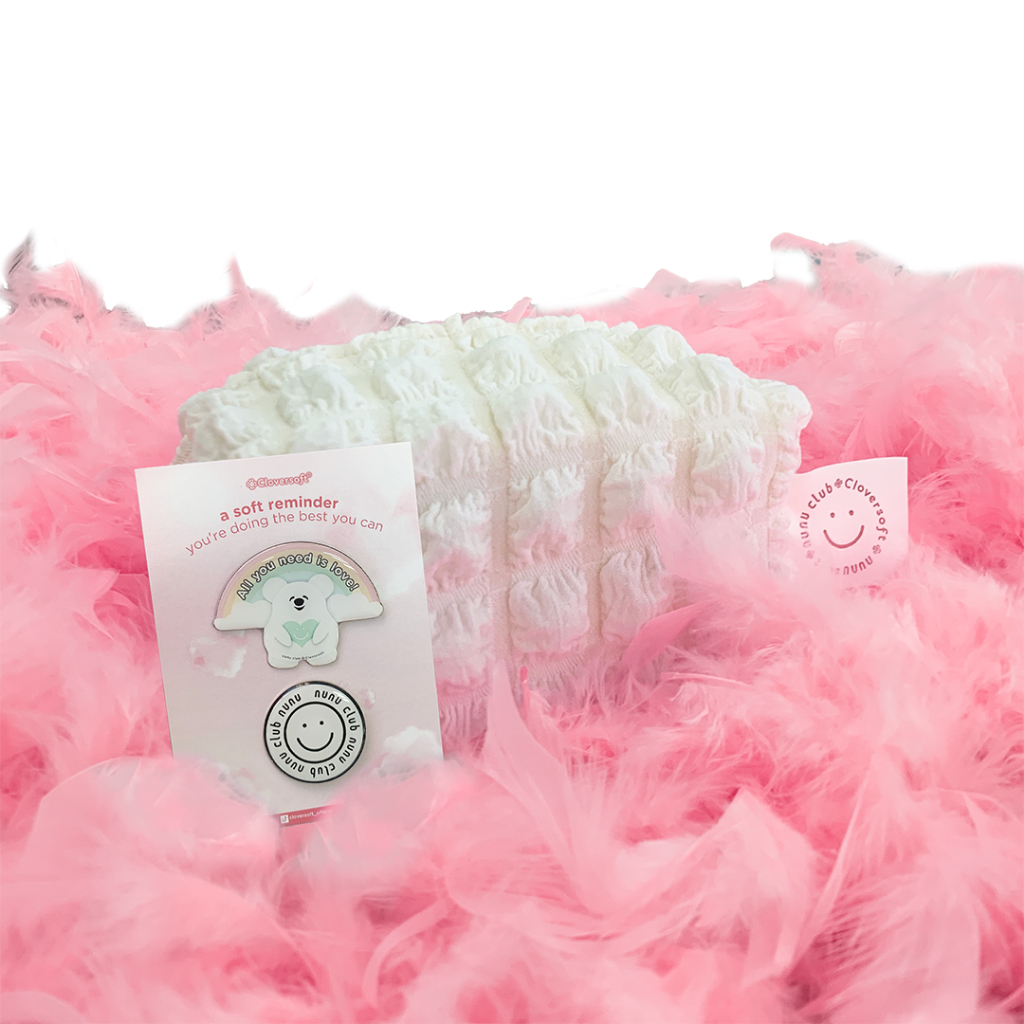 [Cloversoft x nunuclub] Tissue Holder & Pins Set | Shopee Singapore