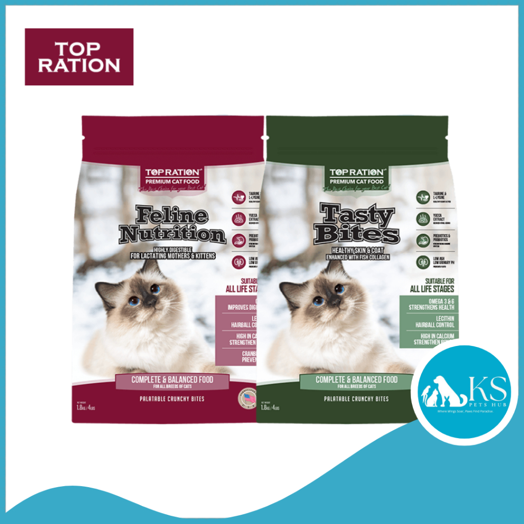 // 6 kg // Top Ration Premium Dry Cat Food 6kg Kibbles Feline Nutrition ...
