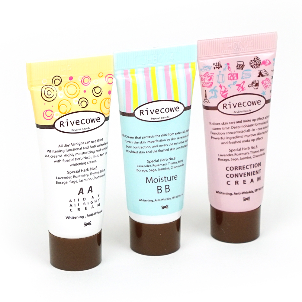 Rivecowe Signature AA BB CC Cream Mini Set (5ml x 3pcs) | Shopee Singapore
