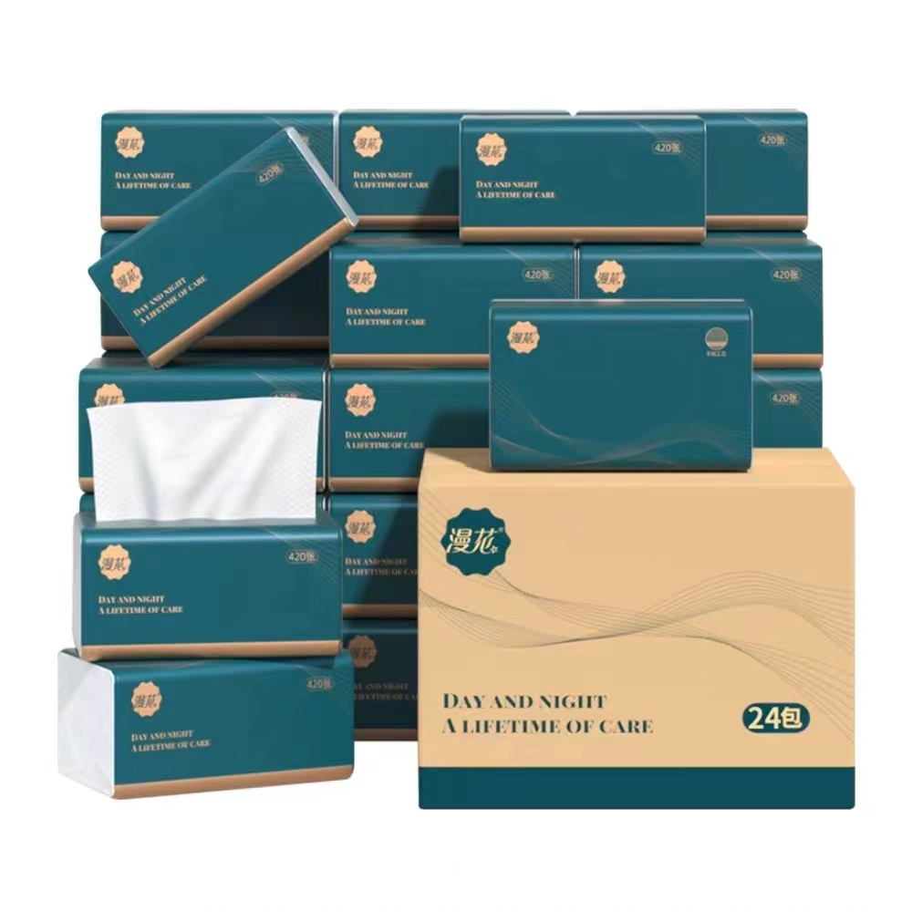 ｛Local ready stock｝Tissue paper/1 BOX 24 pack 4 ply Tissue Paper ...