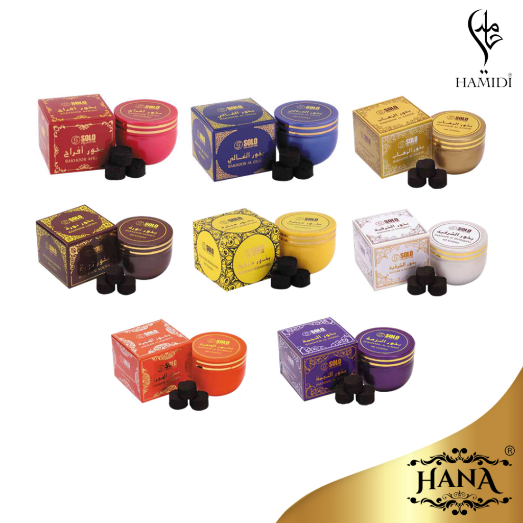 Hamidi Solo Collection Bakhoor (Al-Najma / Afrah / Al-Majarrah ...