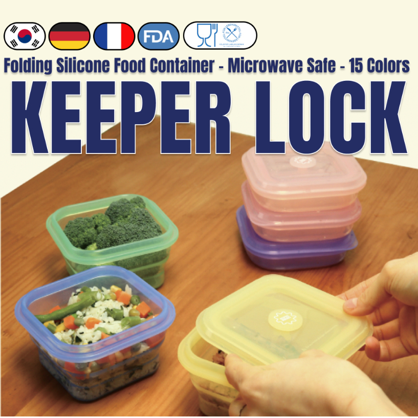 Reusable Silicone food container - Platinum Silicone Ziplock | Korea ...