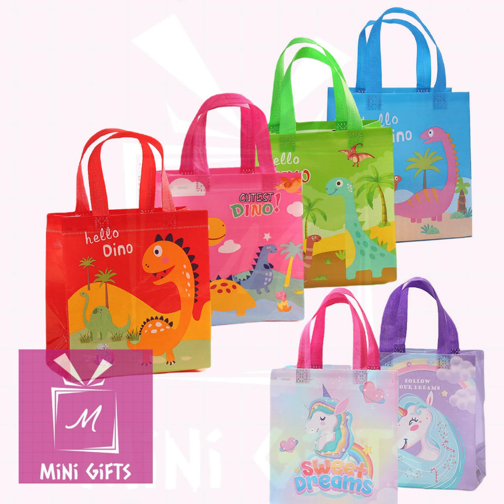 【Mini Gifts】Non Woven Reusable Goodie Bags with Handles Gift Bag ...
