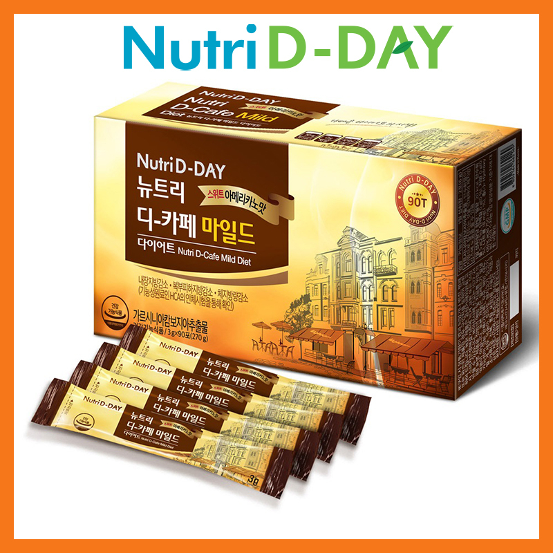 [Nutri D-Day] Decaf Mild Diet Sweet Americano Flavor 90P/ 180P [Korea Food] [Shipping From Korea ...