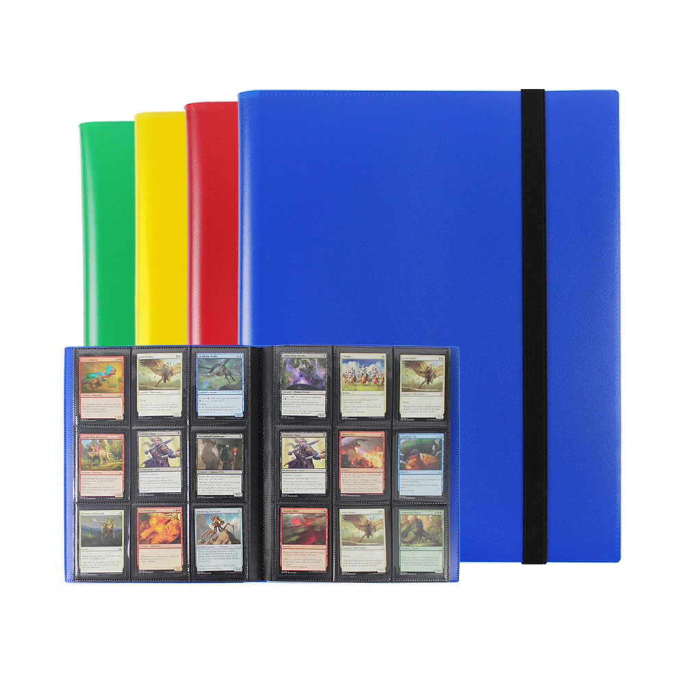(SG) Trading Card Binder, TCG Album Double Sided Pocket Pages TCG ...