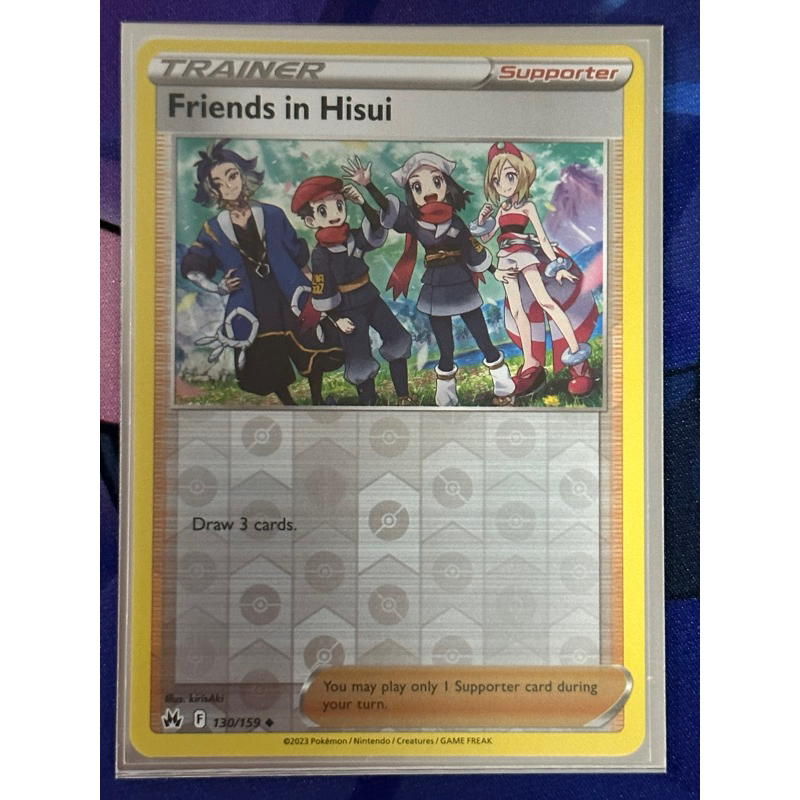 Pokémon Crown Zenith Trainer - Friends in Hisui (RH) | Shopee Singapore