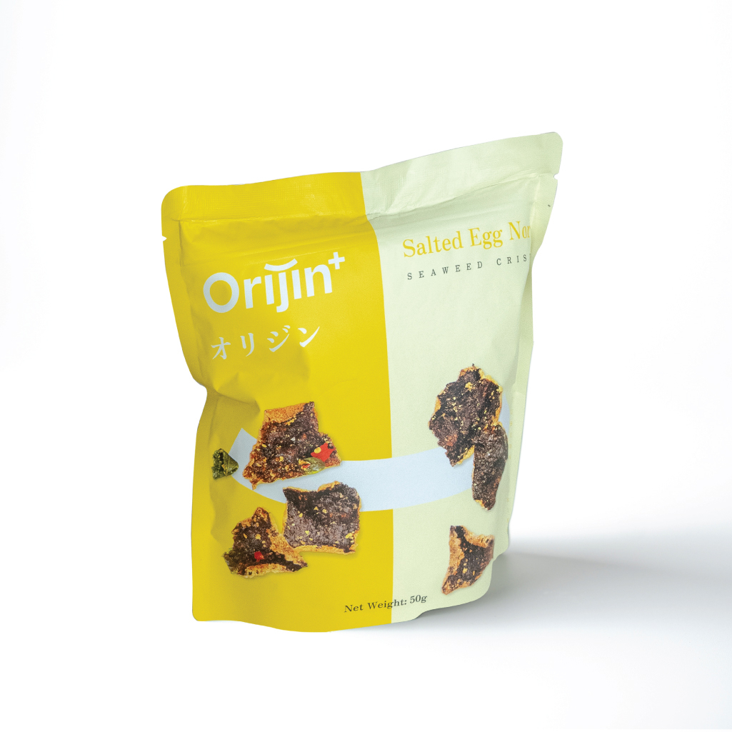Orijin+ | Nori Seaweed Crisps | Salted Egg Flavour | Shopee Singapore